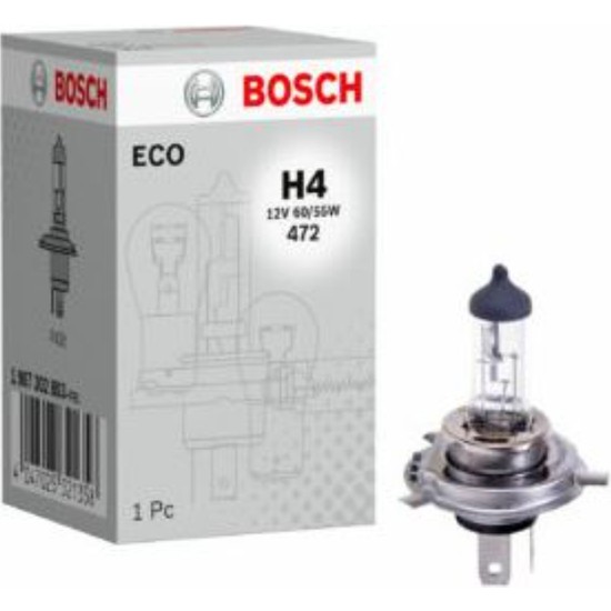 Bosch Ampul Far Vısıon Çift Flamanlı Eco 12 V H4 60 55 W Fiyatı