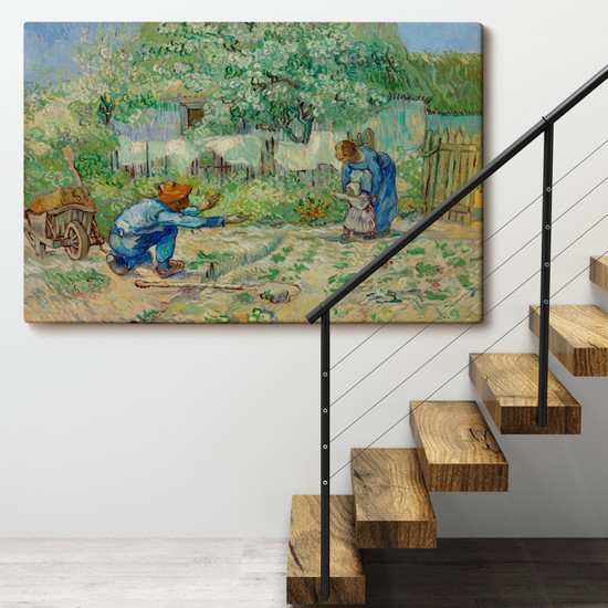 Harita Sepeti Çerçeveli Vincent Van Gogh - Millet'den Sonra Fiyatı