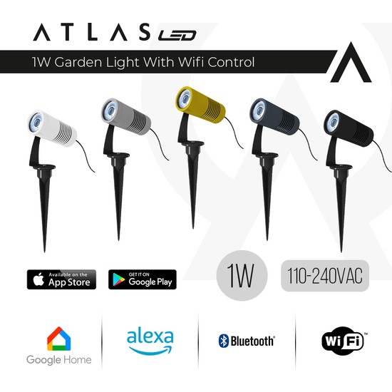 Atlas LED Atlas 1W Wı-Fı Kontrollü LED Bahçe Peyzaj Fiyatı