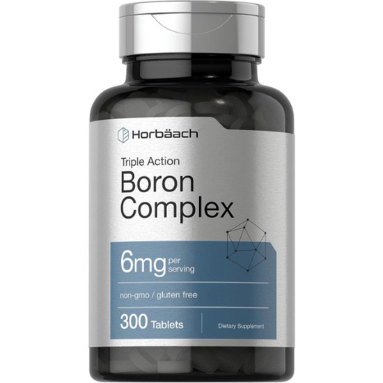 Horbäach Triple Boron Complex 6 Mg | 300 Tablets | Fiyatı