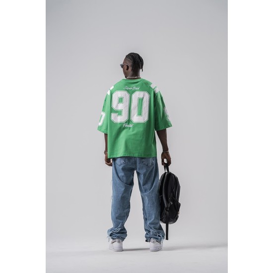 Go Gang Own Bowl 90 Yeşil Bisiklet Yaka Oversize T-Shirt Fiyatı