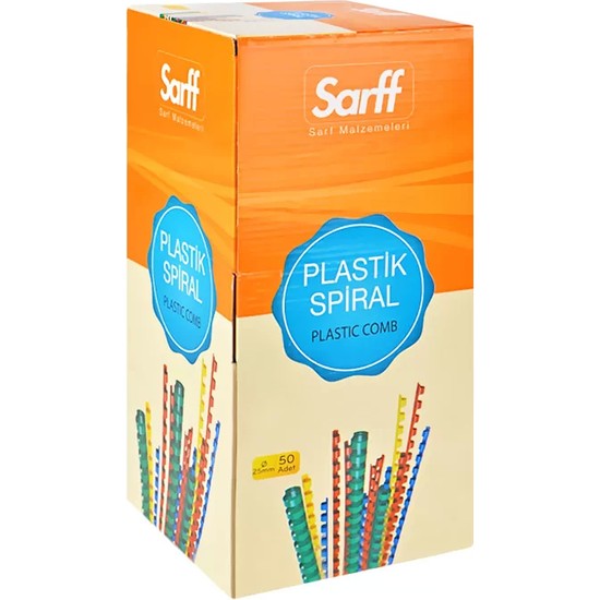 Sarff Plastik Spiral 25 mm Mavi 50'li 15312063 Fiyatı