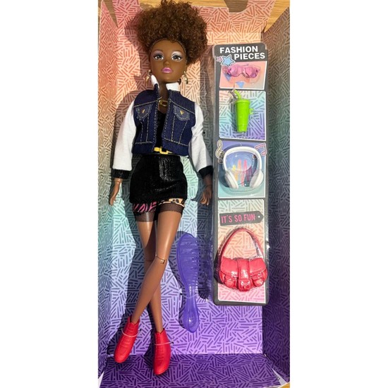 Barbie Bebek Anlily Eklemli 30CM Kahverengi Kıvırcık Saçlı Fiyatı