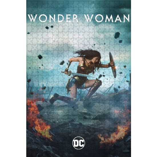 Wonder Woman (2017) Film Posterinin 500 Parça Puzzle Yapbozu Fiyatı