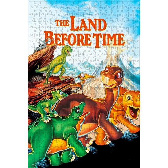 The Land Before Time (1988) Film Posterinin 500 Parça Puzzle Fiyatı