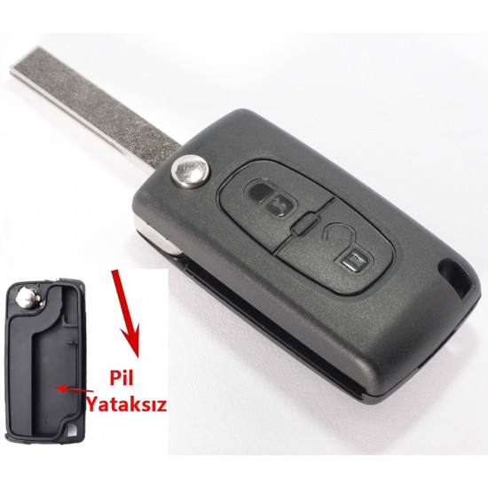 Kasey Citroen Berlingo C3 C4 C5 Uyumlu Kumanda Kabı Anahtar Fiyatı