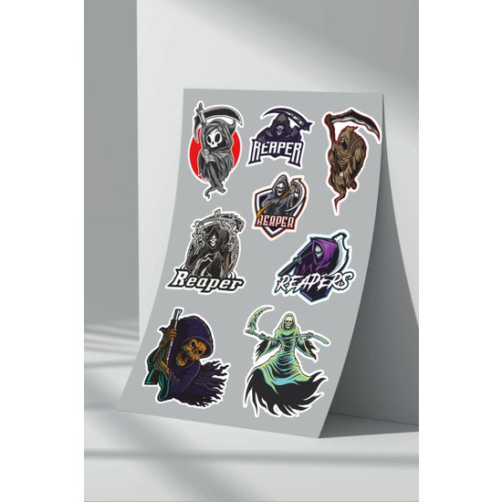 StickerMarket Reaper Sticker Seti (4) Fiyatı - Taksit Seçenekleri