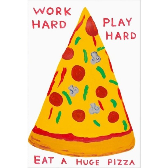 Jeronkarji Sarı Shrigley Pizza Yemek Tablo Ahşap Poster Fiyatı