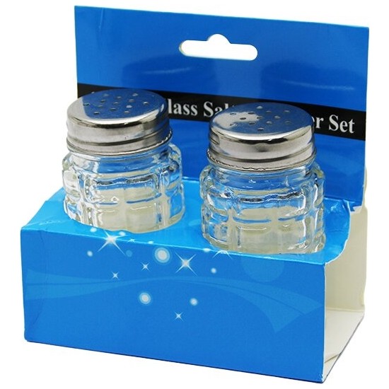 Hatiç Store Glass Salt 2li Kabartmalı Metal Kapaklı Yuvarlak Fiyatı