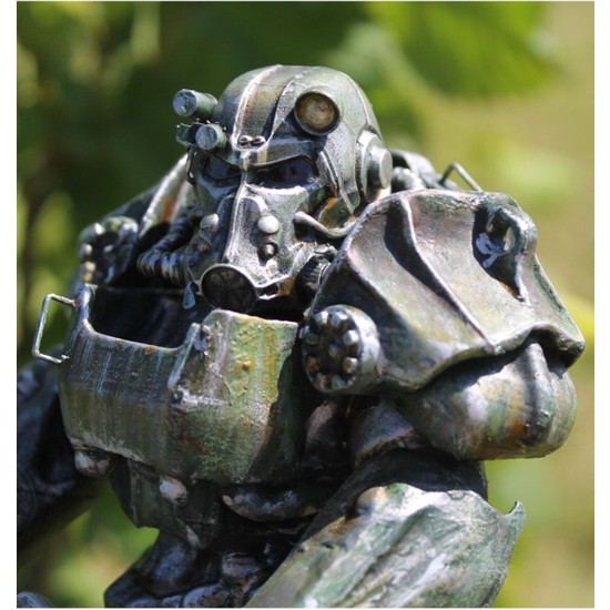 Fallout T60 Kill Chracter Figure Boyalı Figür 26 cm (Dev Fiyatı