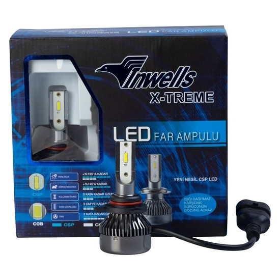 Inwells 9006 LED Far Ampülü Takım INW036-007 Fiyatı