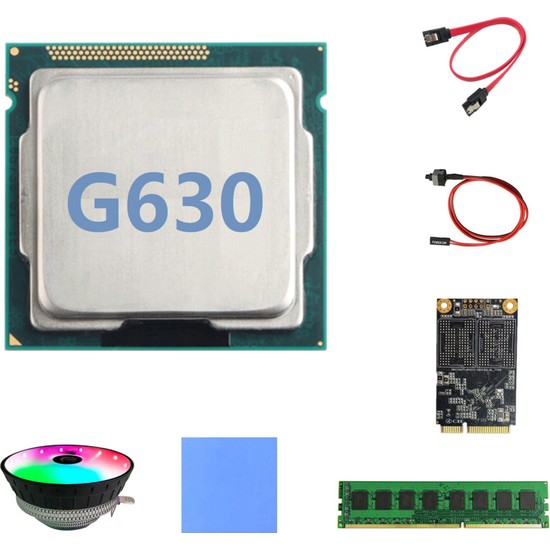 Guitar G630 Cpu + Ddr3 4 GB 1600 Mhz Ram + 128G SSD + Rgb Fiyatı