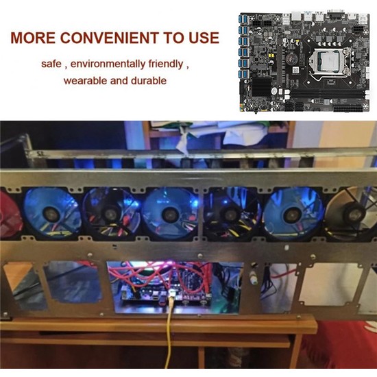 Guitar B75 Usb-Btc Madencilik Anakart Cpu+4g Ddr3 Fiyatı