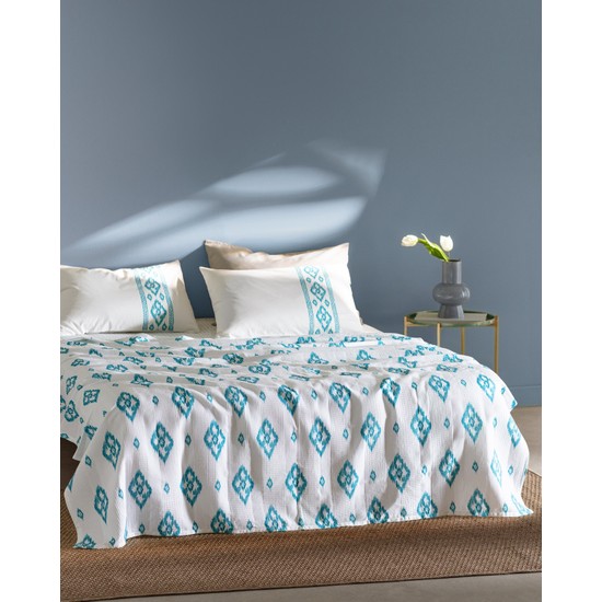 Madame Coco Talon Tek Kişilik Karde Baskılı Pike Takımı Fiyatı