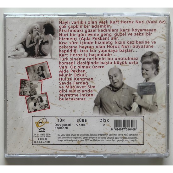 Kart Horoz Vahi Öz Münir Özkul Hulusi Kentmen Ada Pekkan CD Fiyatı