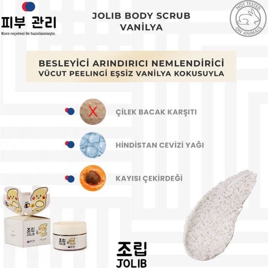 JOLIB Body Scrub Besleyici Arındırıcı Nemlendirici Vücut Fiyatı