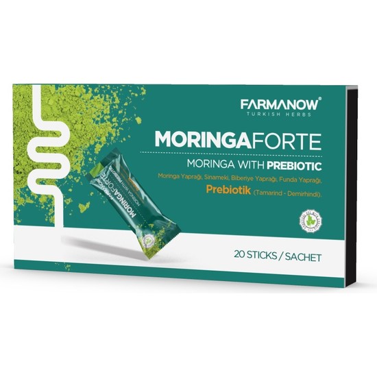 Farmanow Moringa Forte Prebiyotik Karışımlı Bitki Tozu 20 Fiyatı
