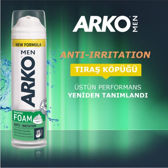 Arko Men Tıraş Köpüğü Anti Irritation 200 ml Fiyatı