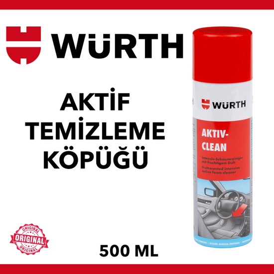 Würth Active Clean Temizleme Köpüğü 500ML Fiyatı