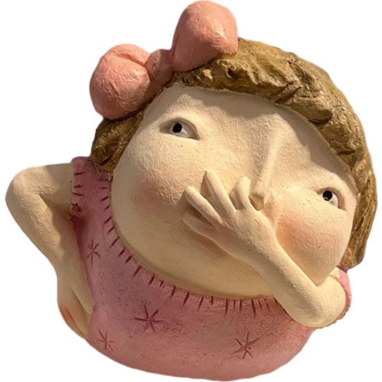 B Baosity Heykel Raf Ev Dekorasyonu Heykel Kız (Yurt Fiyatı