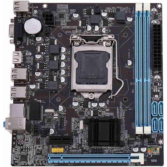 Silhouette H61 Masaüstü Bilgisayar Anakart Anakart 1155 Pin Fiyatı