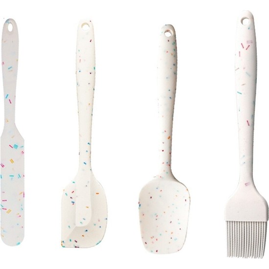 Rainbow Spatula Seti Isıya Dayanıklı Mutfak Pişirme Fiyatı