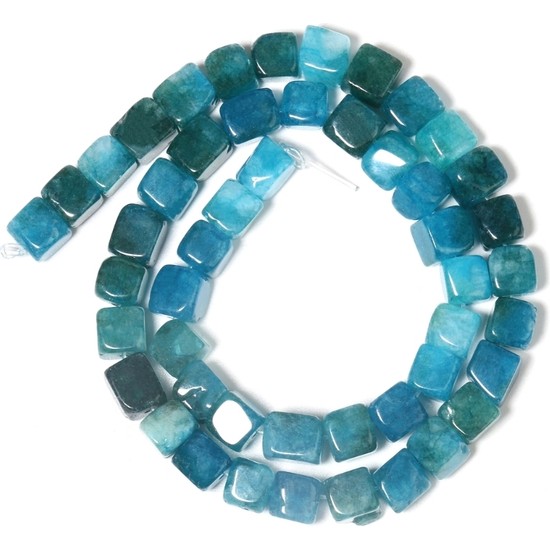 Mingming Shop No.5 Boyutu Doğal Küp Taş Boncuk Akuamarin Fiyatı