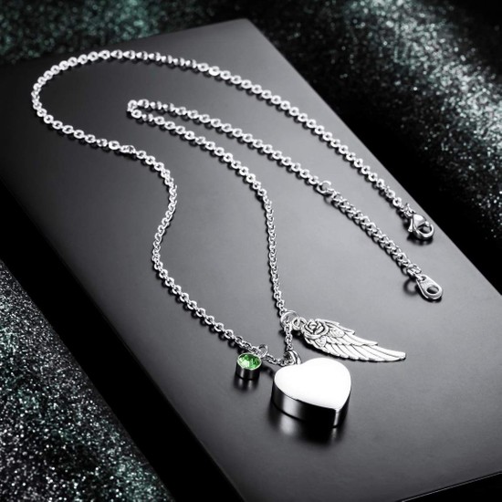 Mingming Shop Stili Özelleştir Şubat Kalp Urn Kolye ile Fiyatı