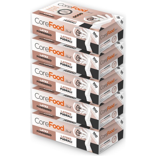 Latex 5 Kutu Bimel Coremed Lateks Pudralı Eldiven - Kullan Fiyatı