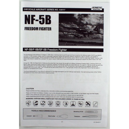 Kinetic K48117 1/48 Nf-5b, F-5b, Sf-5b Freedom Fighter Savaş Fiyatı