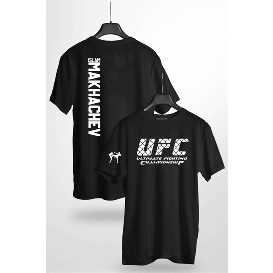 Islam Makhachev Ufc Baskılı Siyah Erkek T-Shirt Fiyatı