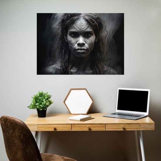 Painted Anarchy Aborijin Kadın Duvar Sanatı - Aborijin, Güzellik ...