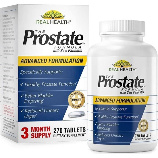 Real Health The Prostate Formula With Saw Palmetto 270 Fiyatı