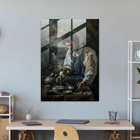 Painted Anarchy Johannes Vermeer Glass Art - Johannes Fiyatı