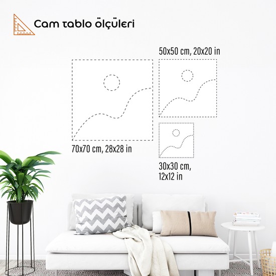 Painted Anarchy Asya Zen Bahçesi Cam Baskı - Asya, Huzurlu Kaya ...