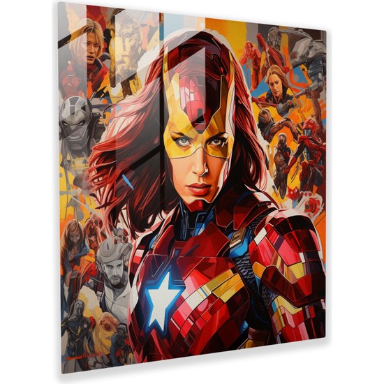 Painted Anarchy Marvel Pop Art Cam Baskı - Marvel, Marvel Karakterleri ...