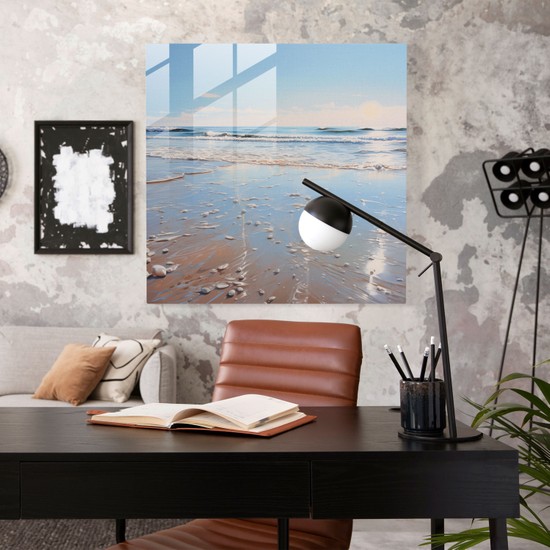 Painted Anarchy Zen Plajı Cam Baskı - Zen, Cam Sanatı, Cam Fiyatı