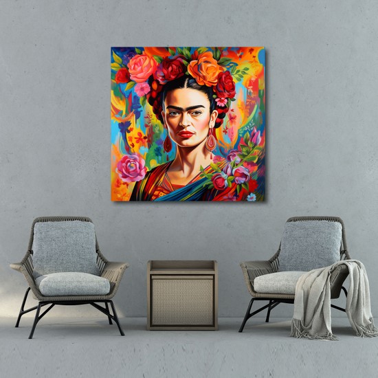 Painted Anarchy Frida Kahlo Kanvas Tablo - Frida Kahlo, Fiyatı