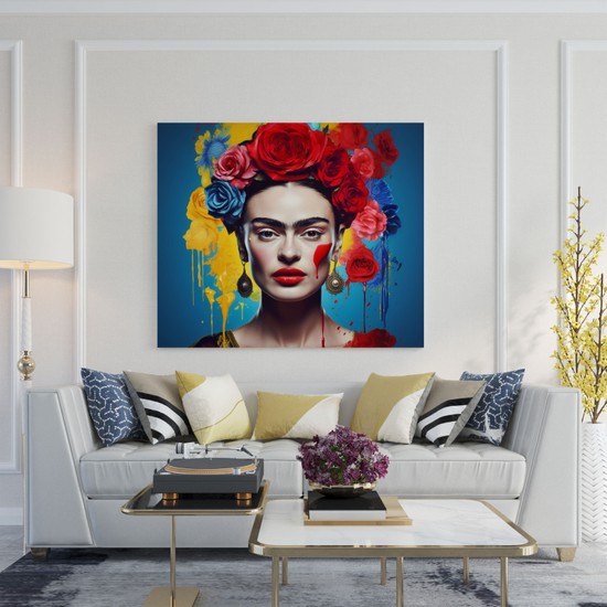 Painted Anarchy Frida Kahlo Kanvas Tablo - Frida Kahlo, Fiyatı