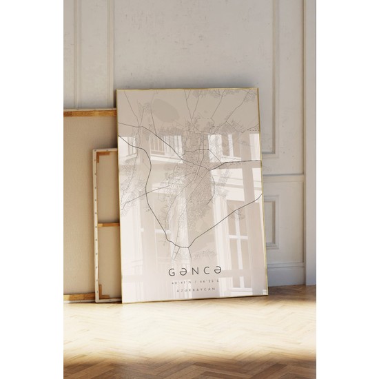 DuoArt Gence Gəncə Azerbaycan Şehir Haritası/gezgin Fiyatı