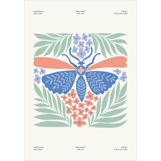 DuoArt Moth/abstract Art/soyut/çerçevesiz/büyük Boy Fiyatı