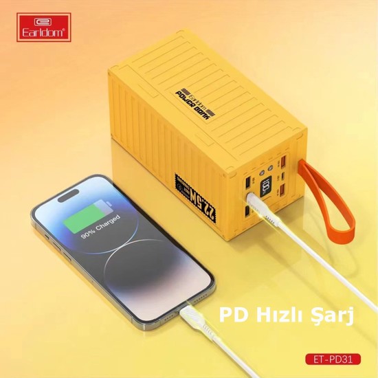 Earldom PD31 60.000 Mah 22.5W Konteyner Görünümlü Dijital Fiyatı