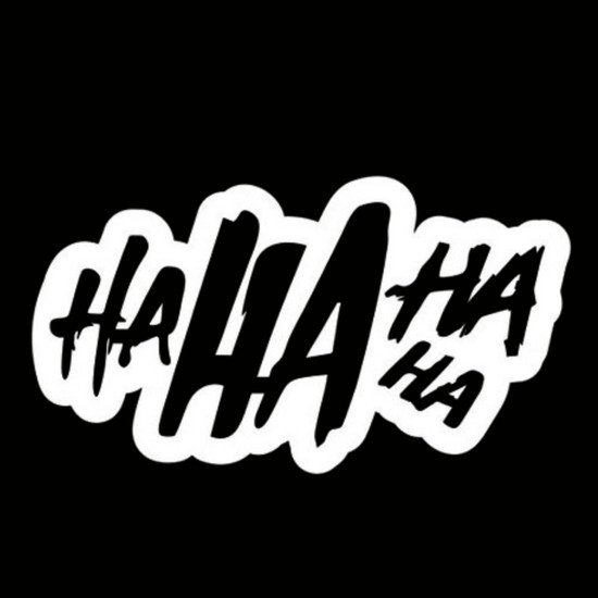 Joker Ha Ha Ha Oto Sticker Beyaz 15 cm x 8 cm Fiyatı