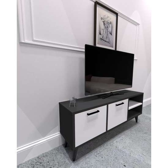 Decomech Mobilya Reyn Tv Ünitesi Antrasit Beyaz Fiyatı