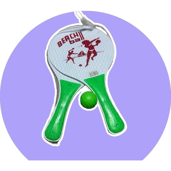 Carnivalland Plaj Sahil Tenis Raketi Beach Ball Ahşap Tahta Fiyatı