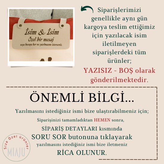Miaju Ulu Kurt Desenli ve Göktürkçe Türk Yazılı, Isme Özel Fiyatı