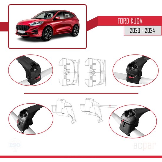 Ford Kuga (CX482) 2020 ve Sonrası ile Uyumlu Ace-2 Ara Atkı Fiyatı