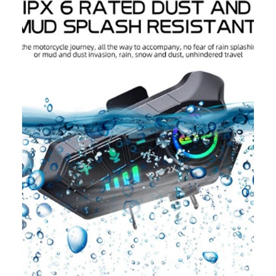 Vothoon Y10 2x Motosiklet Kask Intercom Çift Eşleşme Rgb Fiyatı