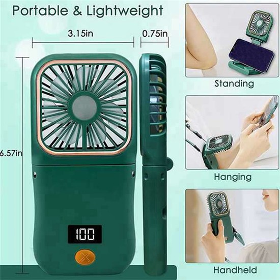 Faith Taşınabilir Mini Fan, 3000MAH Pille Çalışan Fan (Yurt Fiyatı