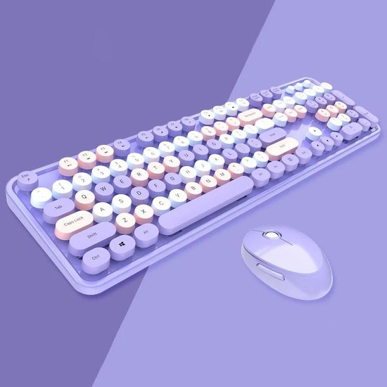 Rabbit Tech Renkli Daktilo Tarzı Vintage Mekanik Klavye Fiyatı